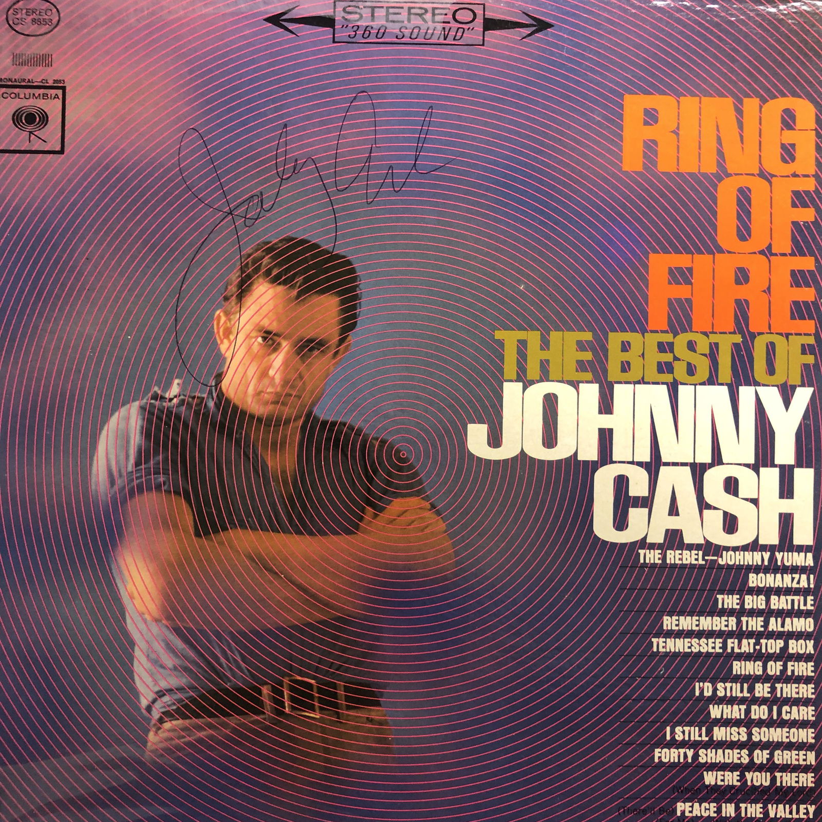 Johnny Cash Autographed Album Cover - Oct 27, 2021 | ICZ Auctions in FL