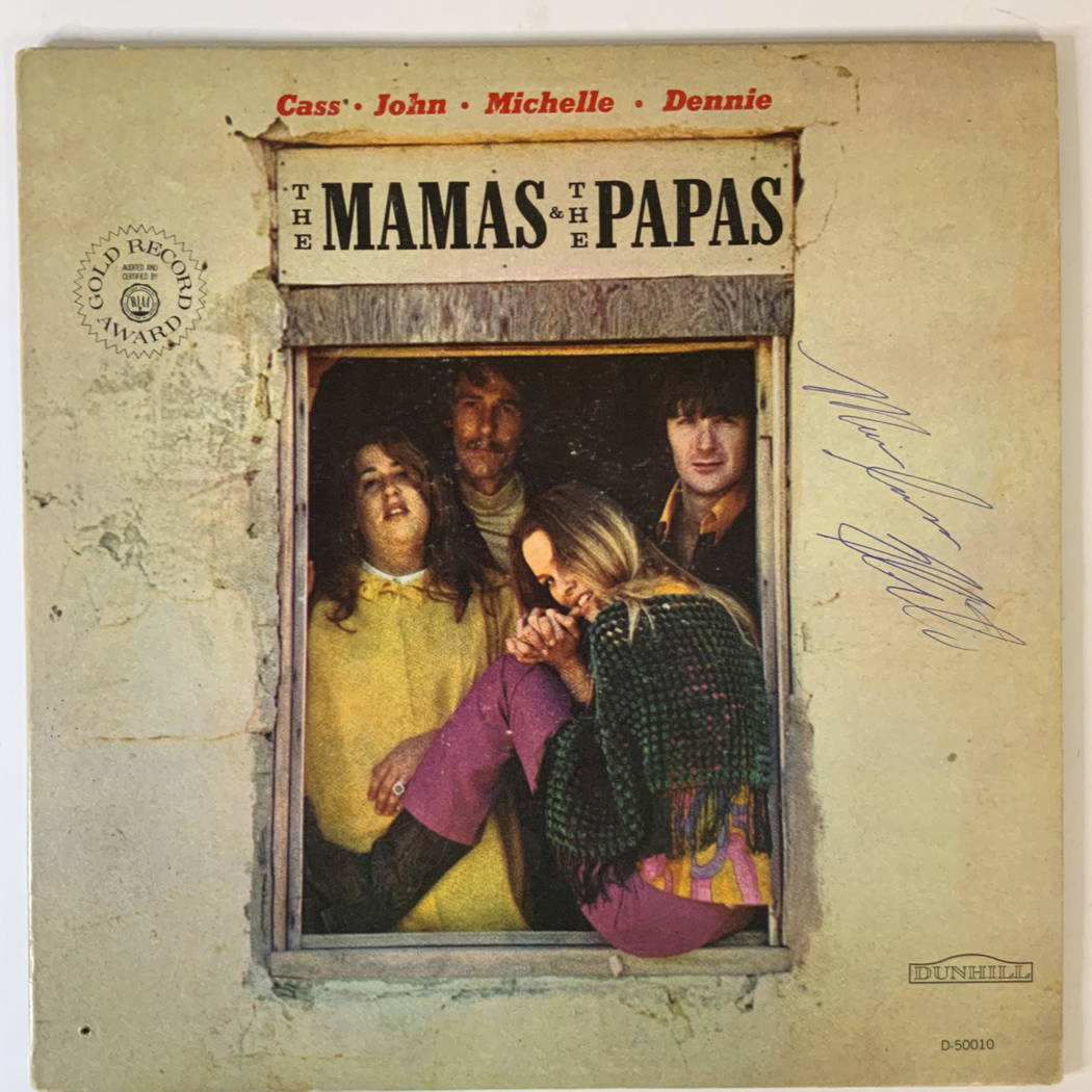 Mama Cass Autographed Album Cover