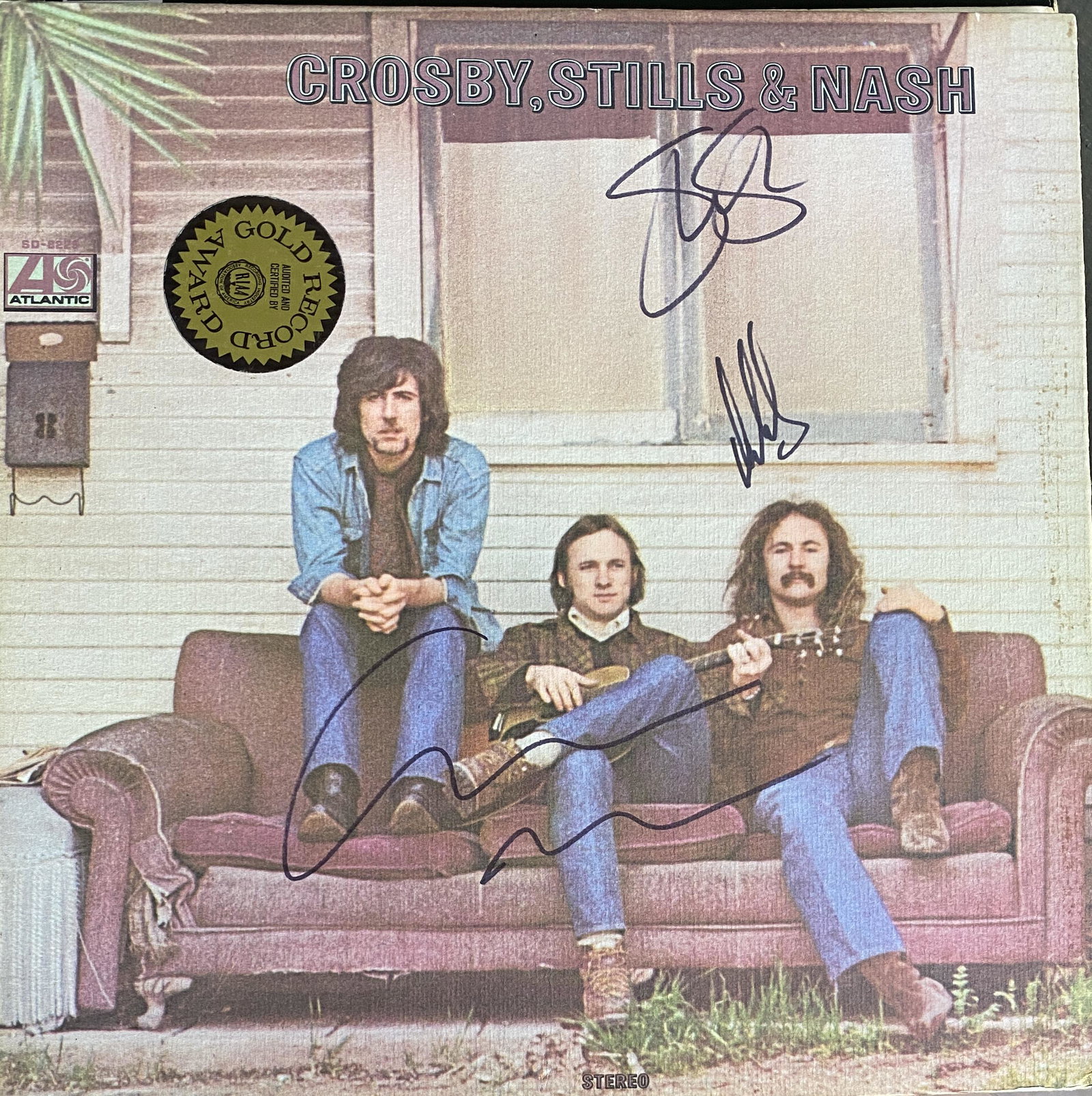 Crosby Stills And Nash Autographed Album