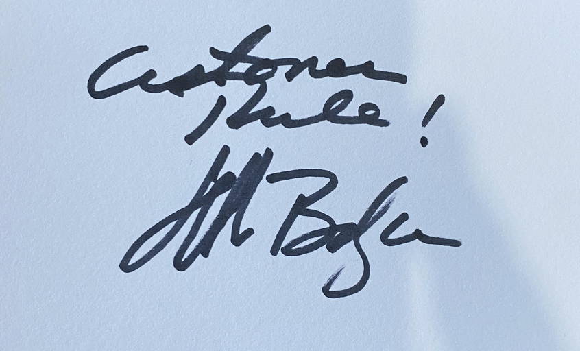 Jeff Bezos Autographed Card - Dec 27, 2021 | ICZ Auctions in FL