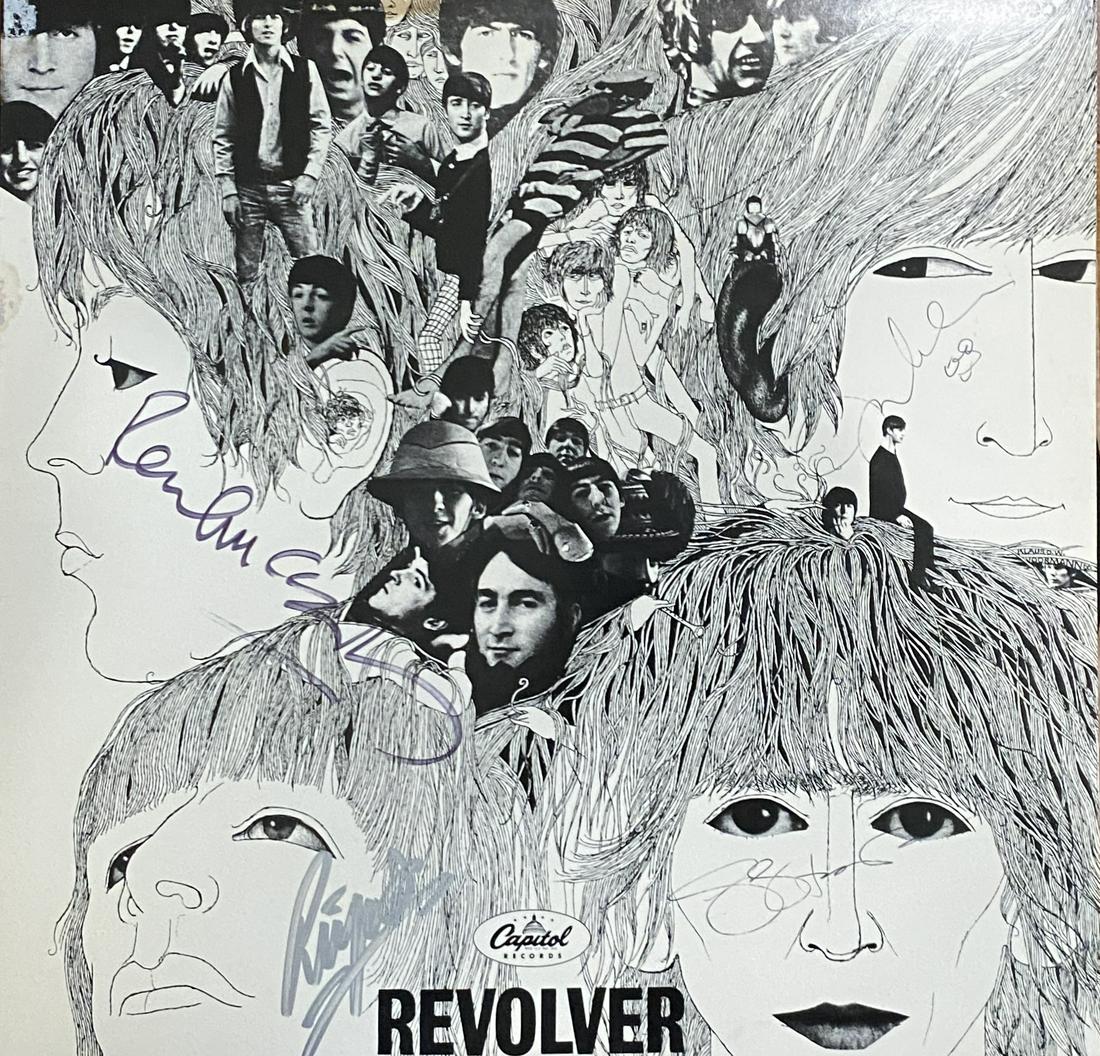 The Beatles Autographed Album All 4!