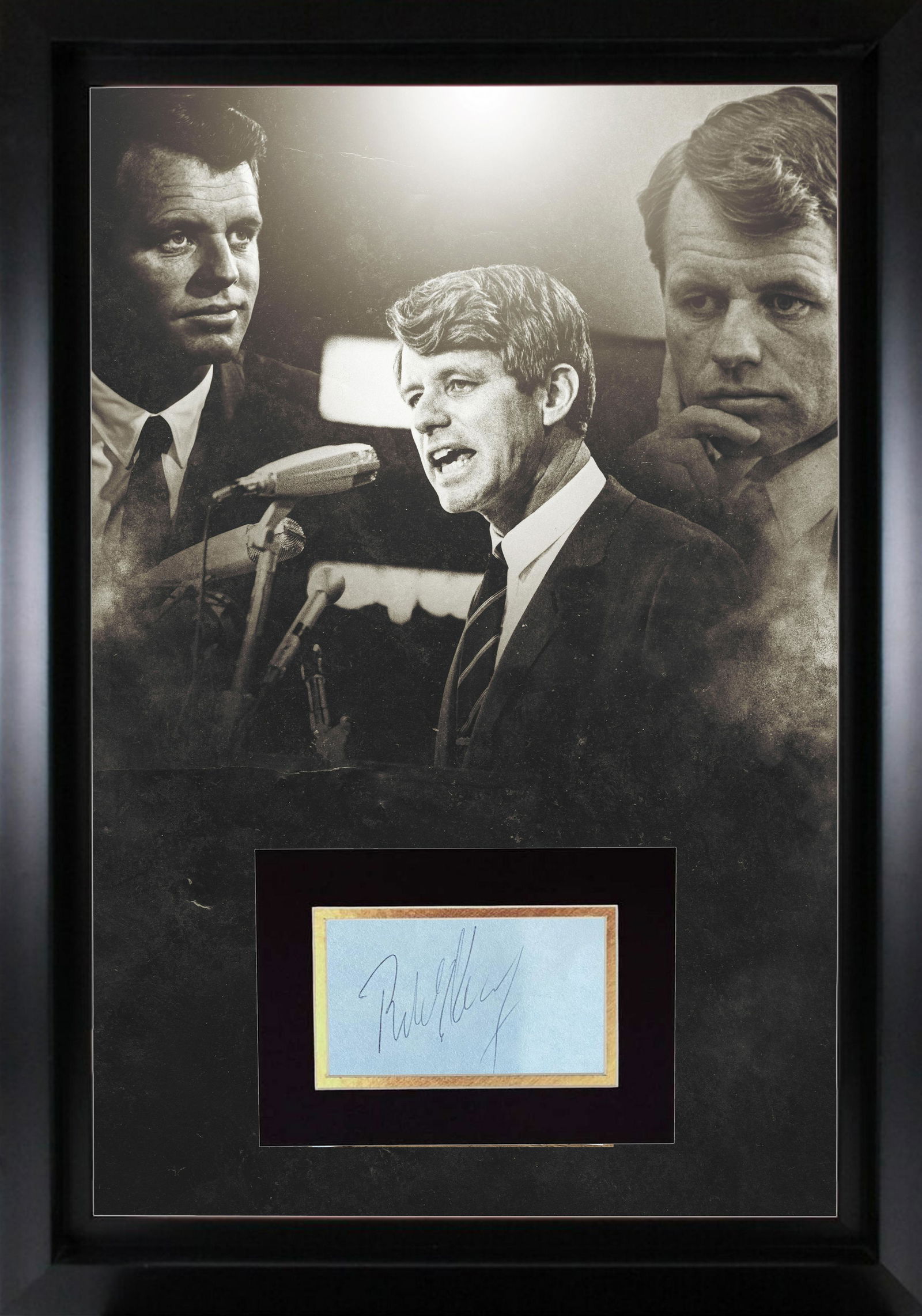Robert F. Kennedy Autographed 16x20 Display