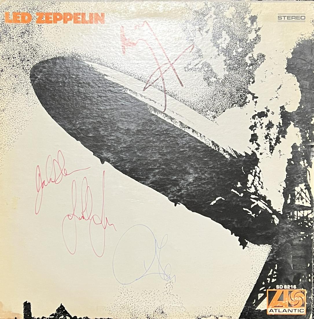 Led Zeppelin Autographed Album All 4!
