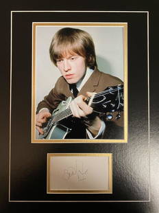 Brian Epstein Autograph Display