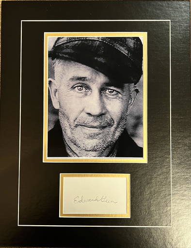 Ed Gein Autographed Display