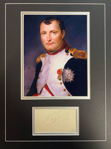 Napoleon Bonaparte Autographed Display - Jul 19, 2022 | ICZ Auctions in FL