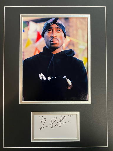 2PAC Autographed Display - Jul 27, 2022 | ICZ Auctions in FL