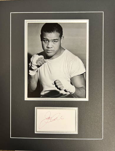 Joe Louis Autographed Display - Aug 03, 2022 | ICZ Auctions in FL