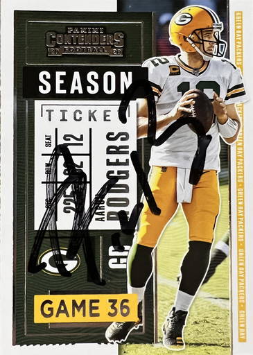 Aaron Rodgers Autographed Card - Aug 18, 2022 | ICZ Auctions in FL