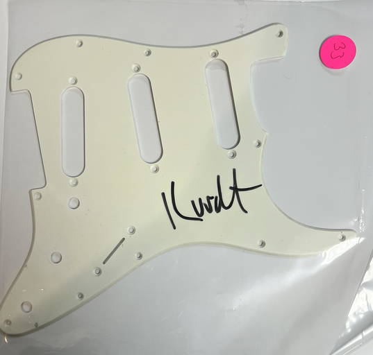 Kurt Cobain Autographed Pickguard Nirvana - Aug 18, 2022 | ICZ Auctions ...