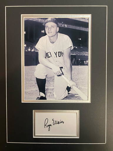 Roger Maris Autographed Display (#0048) on Aug 18, 2022 | ICZ Auctions ...