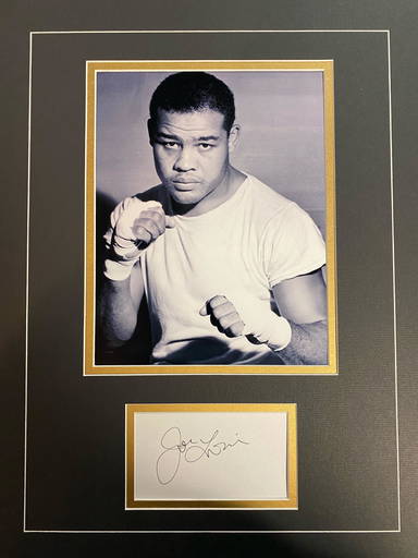 Joe Louis Autographed Display - Aug 25, 2022 | ICZ Auctions in FL