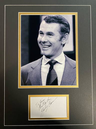 Johnny Carson Autographed Display - Aug 25, 2022 | ICZ Auctions in FL