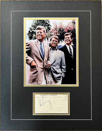 Kennedy Brothers Autographed Display JFK RFK TED - Aug 30, 2022 | ICZ ...