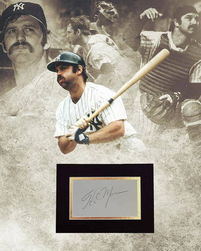 Thurman Munson Autographed Display - Aug 30, 2022 | ICZ Auctions in FL