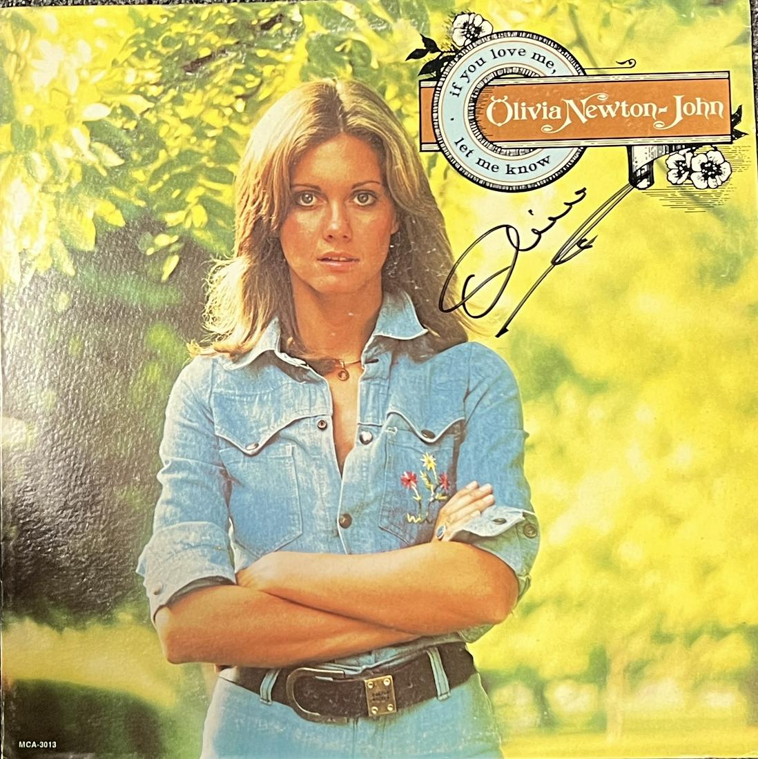 Olivia Newton John Autographed Album