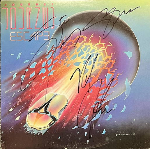 Journey Autographed Album STEVE NEIL JON STEVE (#0025) on Sep 08, 2022 ...