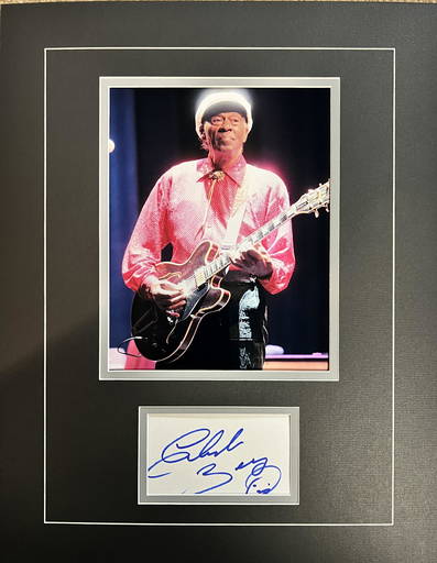 Chuck Berry Autographed Display - Oct 06, 2022 | ICZ Auctions in FL