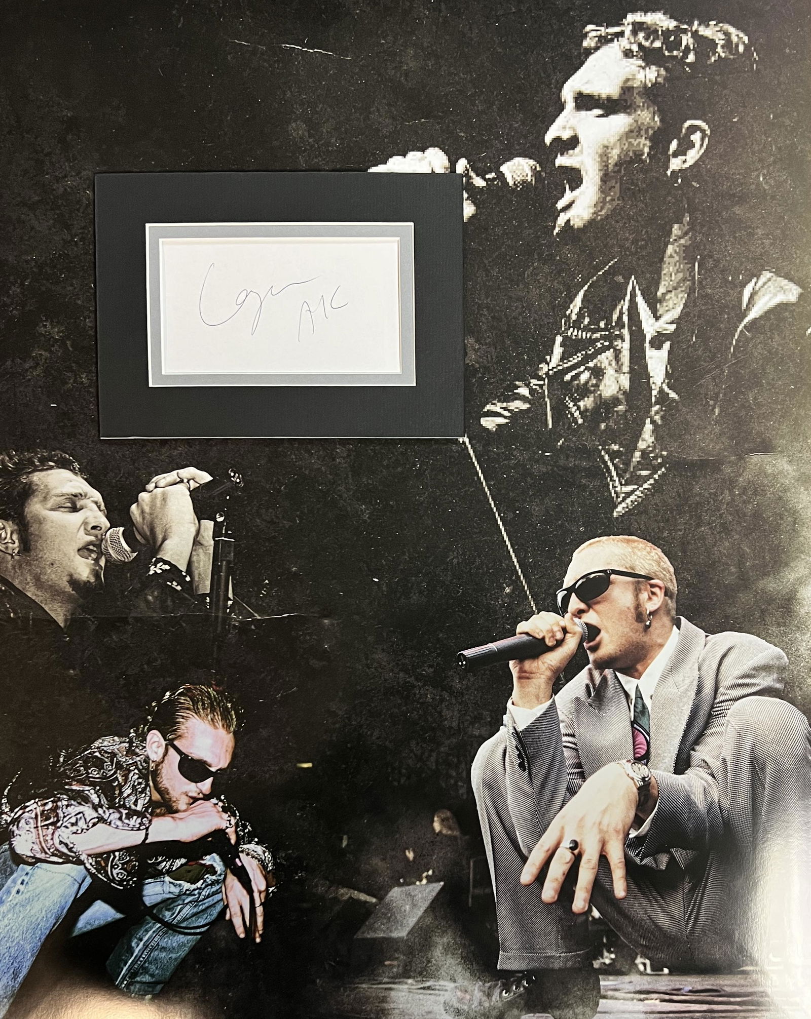 Layne Staley Autographed Display