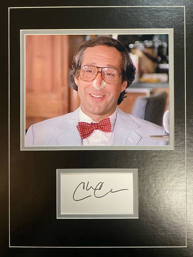 Chevy Chase Autographed Display - Oct 19, 2022 | ICZ Auctions in FL