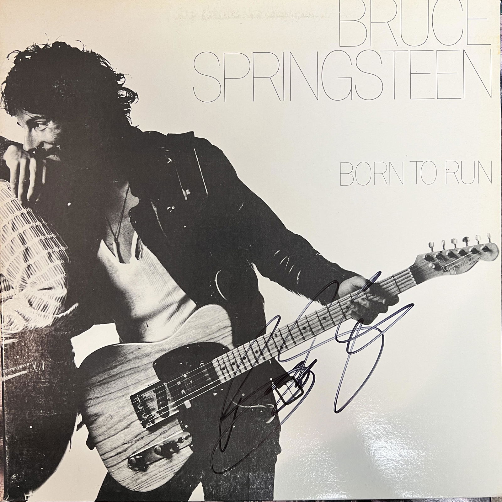 Bruce Springsteen Autographed Album