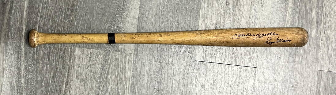 Davey Johnson Autographed Bat