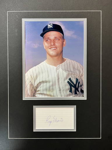 Roger Maris Autographed Display