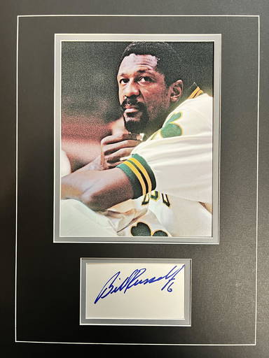 Bill Russell Autographed Display - Nov 10, 2022 | ICZ Auctions in FL