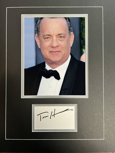 Tom Hanks Autographed DISPLAY - Nov 10, 2022 | ICZ Auctions in FL