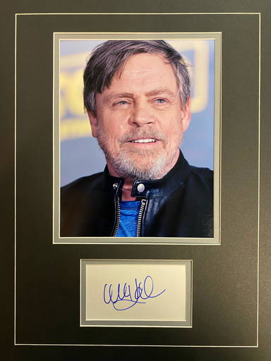 Mark Hamill Autographed Display (#0081) on Nov 22, 2022 | ICZ Auctions ...