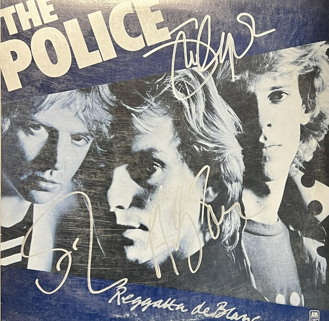 The Police Autographed ALBUM All 3 (#0036) on Nov 29, 2022 | ICZ ...