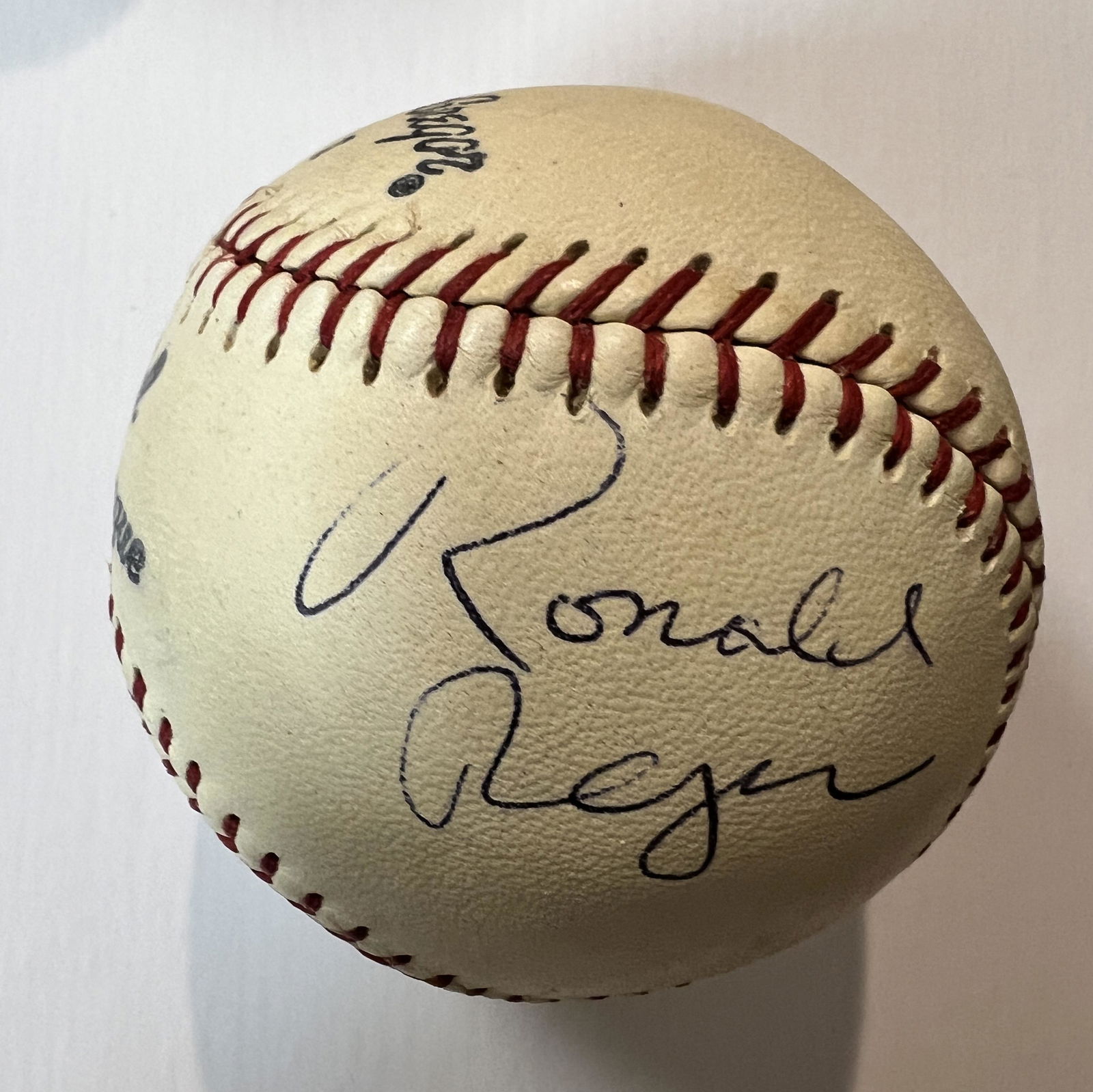 Ronald Reagan Autographed Baseball