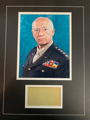 General Patton Autographed Display (#0105) on Dec 10, 2022 | ICZ ...