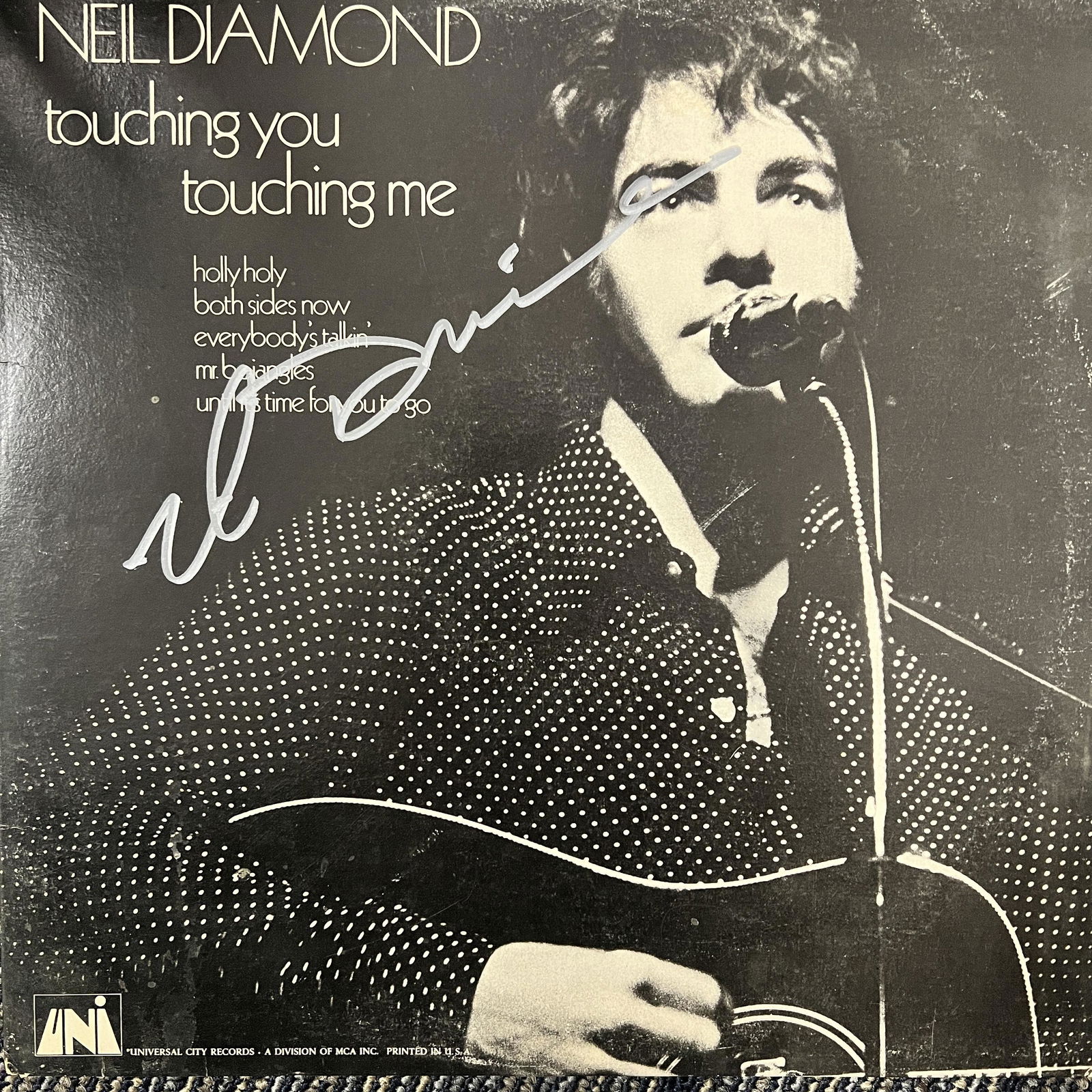 Neil Diamond Autographed Album