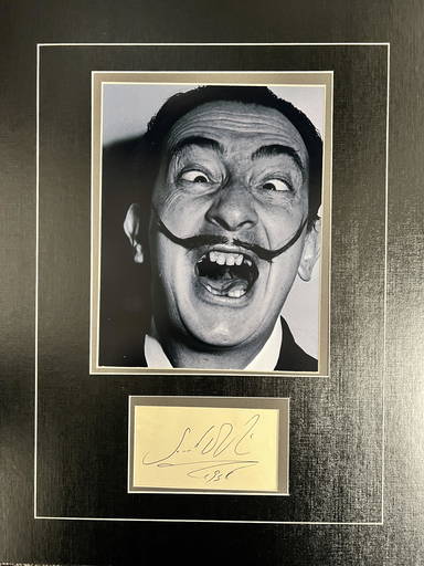 Salvador Dali Autographed Display (#0080) on Dec 18, 2022 | ICZ ... Salvador Dali Autographed Display (#0080) on Dec 18, 2022 | ICZ ...
