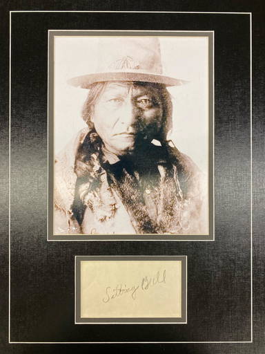 Sitting Bull AUTOGRAPHED Display (#0042) on Dec 15, 2022 | ICZ Auctions ...