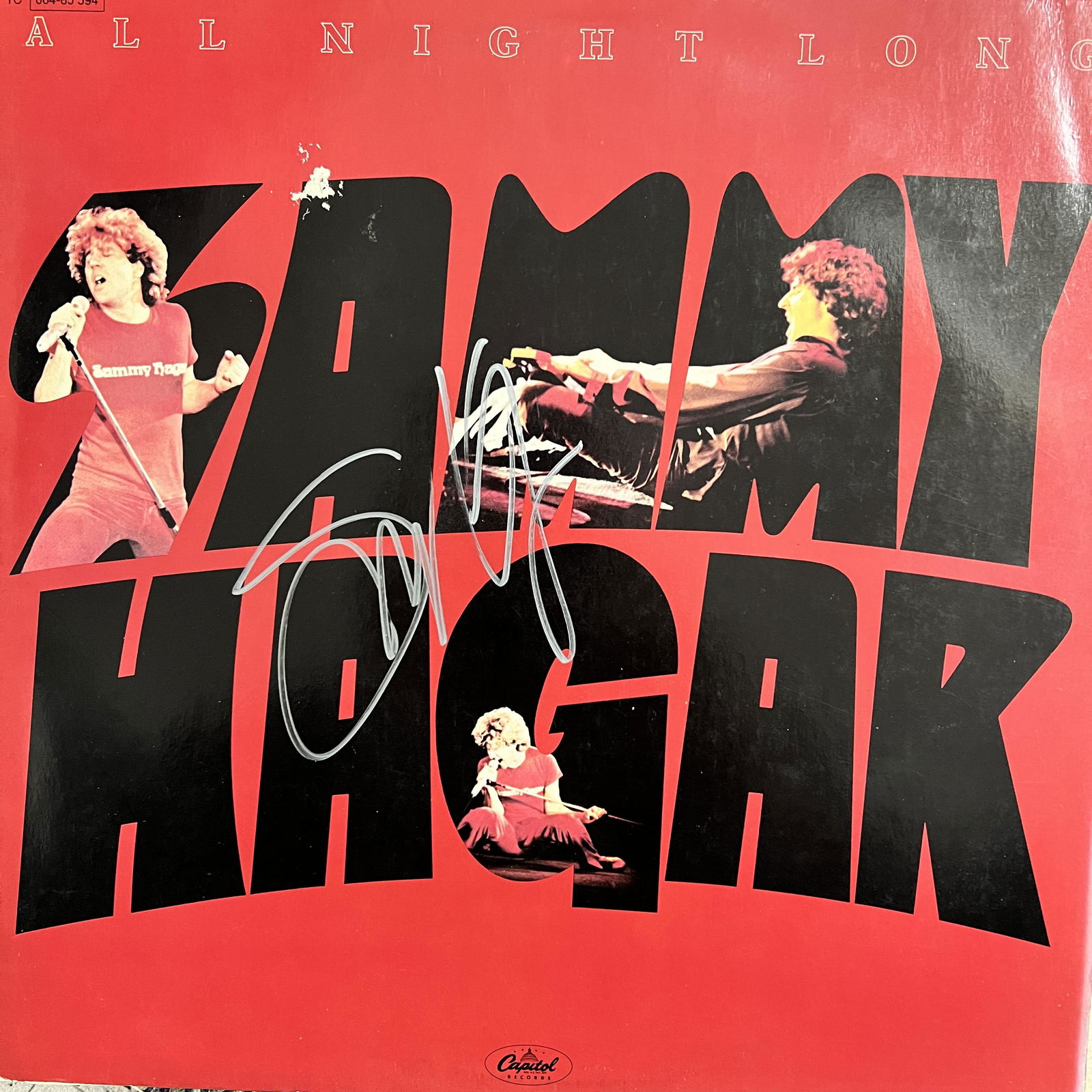 Sammy Hagar Autographed Album