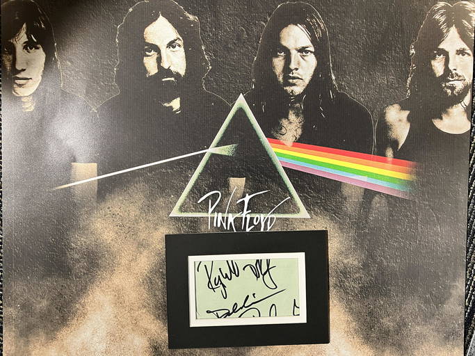Pink Floyd Autographed Display All 4 (#0032) on Jan 02, 2023 | ICZ ...