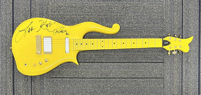 Prince Autographed Cloud Guitar