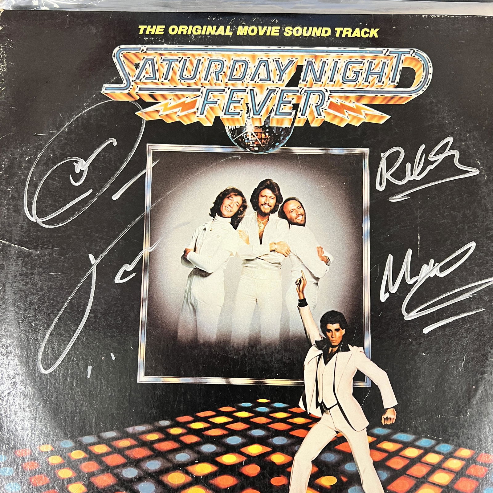 BEE GEES & John Travolta Autographed Album (#0009) on Jan 14, 2023 | ICZ Auctions in FL