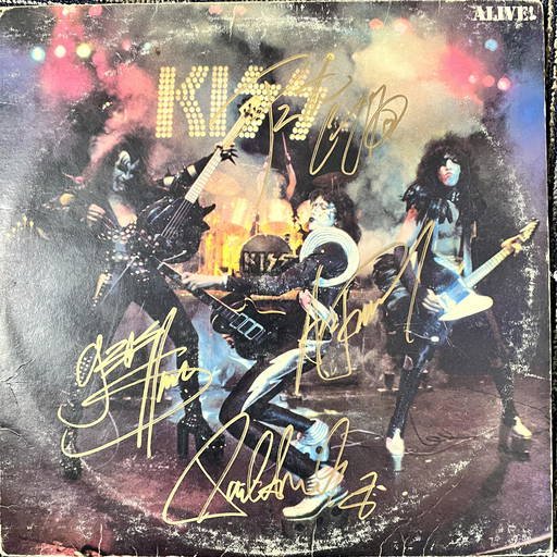 Kiss AUTOGRAPHED Album All 4 (#0129) on Feb 02, 2023 | ICZ Auctions in FL