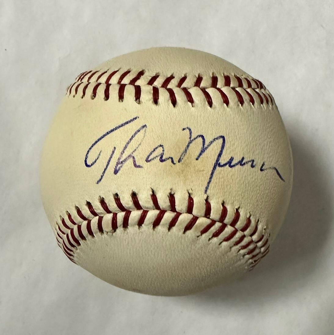 Thurman Munson Autographed Baseball