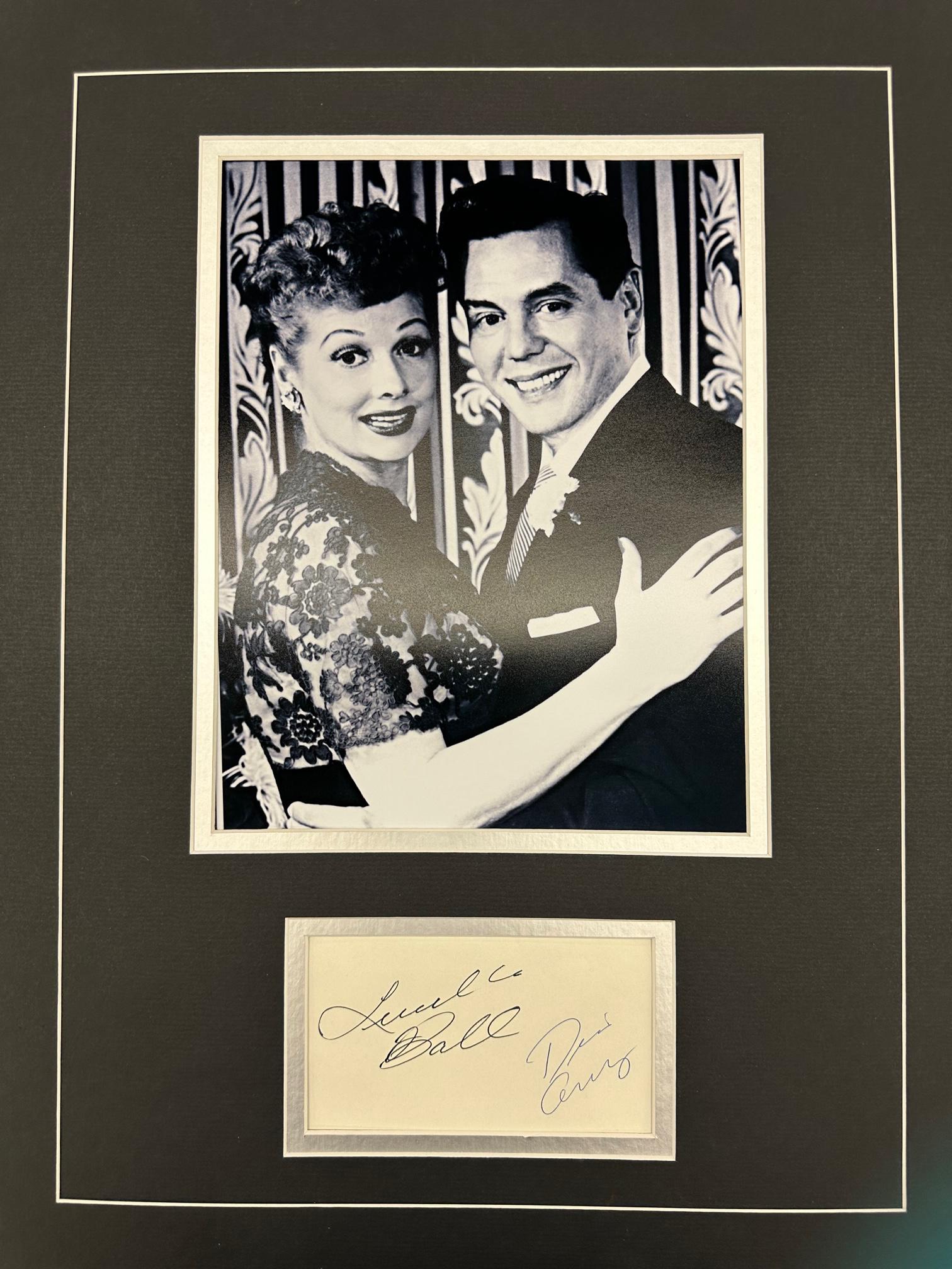 LUCY AND RICKY Autographed Display (#0088) on Mar 16, 2023 | ICZ ...