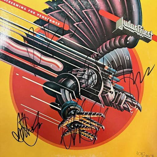 Judas Priest Autographed Album All 5