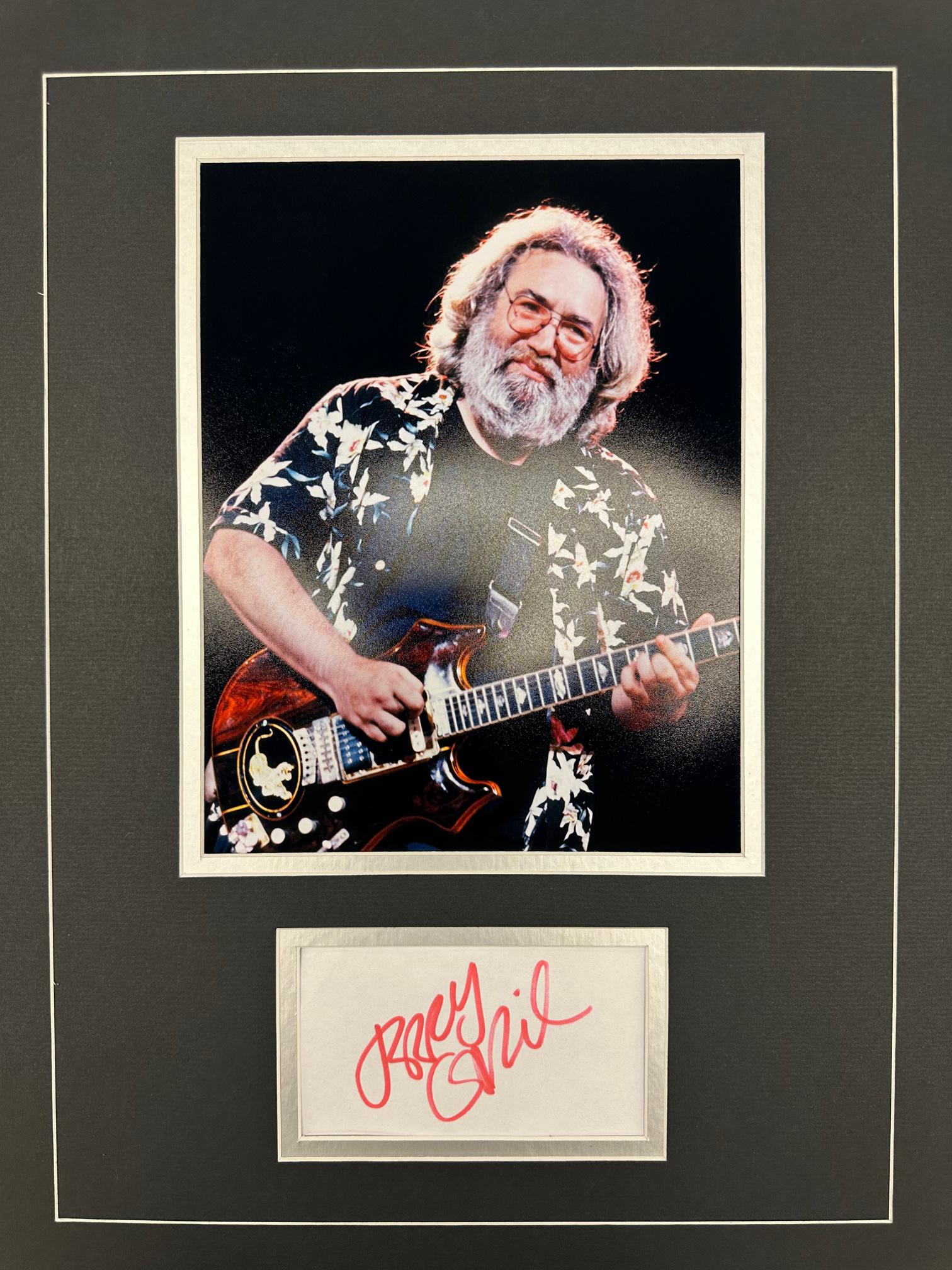 Jerry Garcia Autographed DISPLAY - Mar 29, 2023 | ICZ Auctions in FL