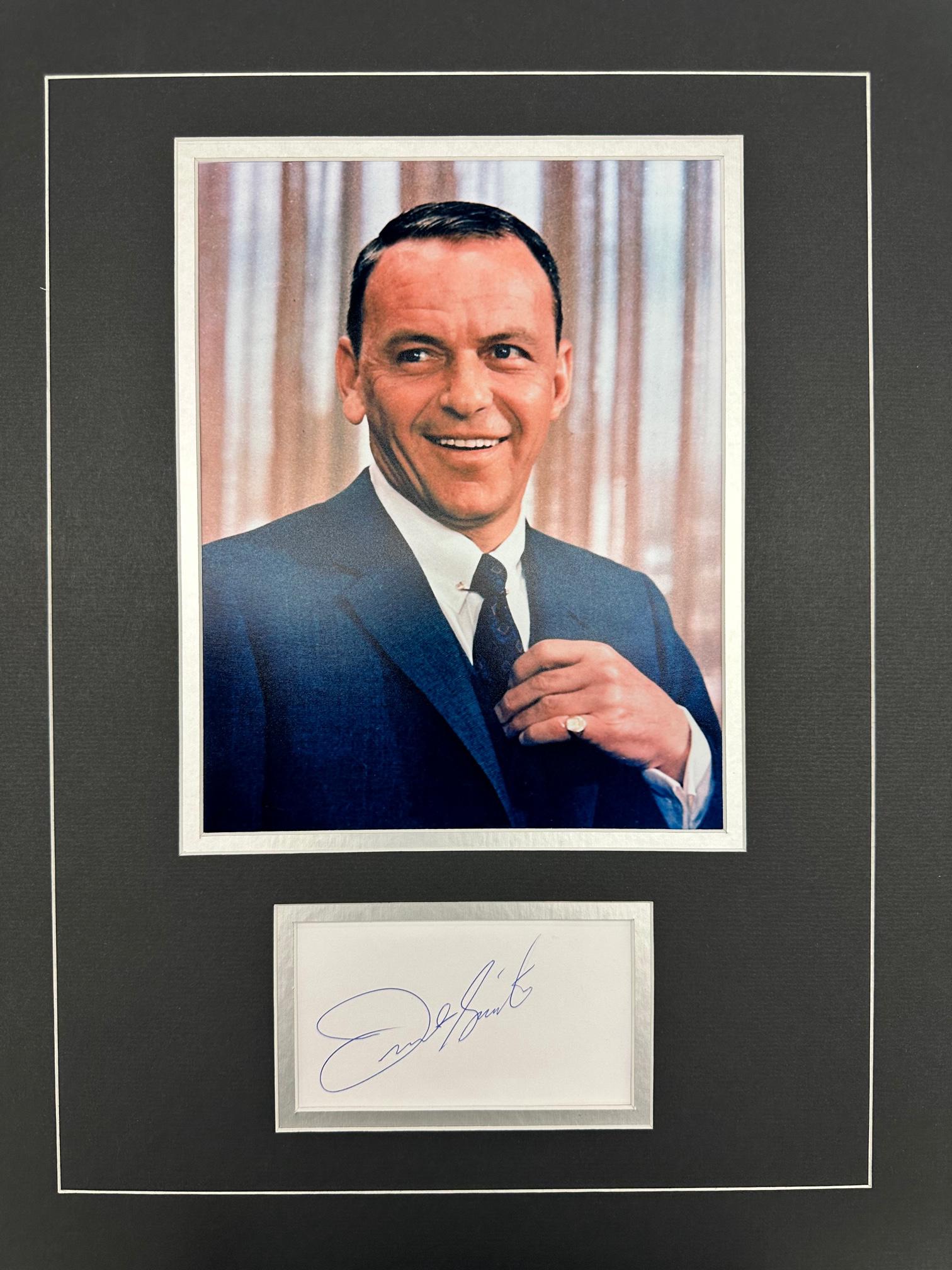 FRANK SINATRA AUTOGRAPHED Display (#0020) on Mar 29, 2023 | ICZ ...