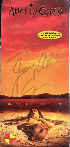Alice In Chains Autographed Cd Box Layne
