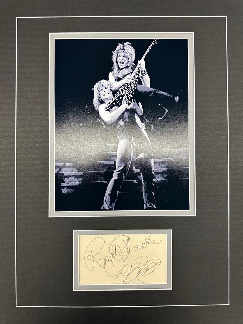 Ozzy and Randy Rhoads Autographed Display - Apr 02, 2023 | ICZ Auctions ...