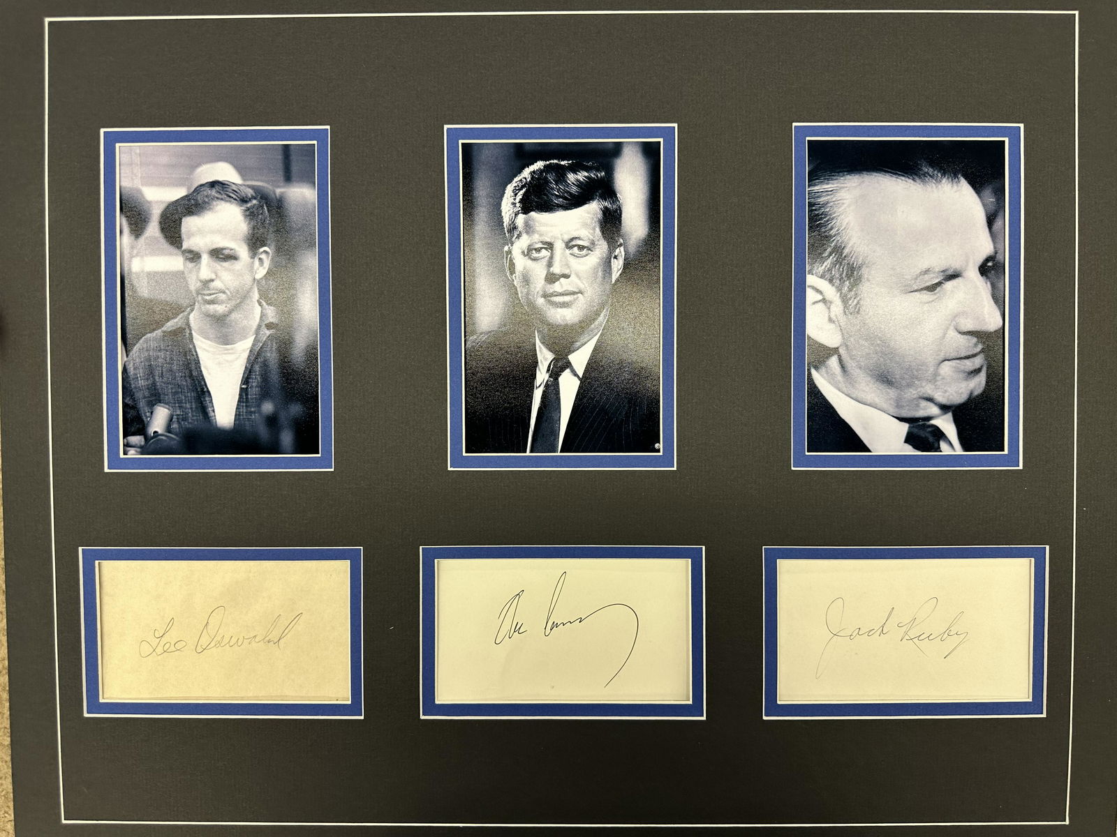 JFK JACK RUBY & LEE HARVEY OSWALD Autographed Display - Apr 15, 2023 ...