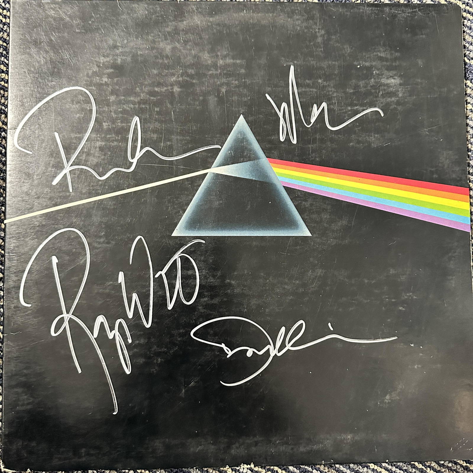 Pink Floyd Autographed Album All 4 Auction